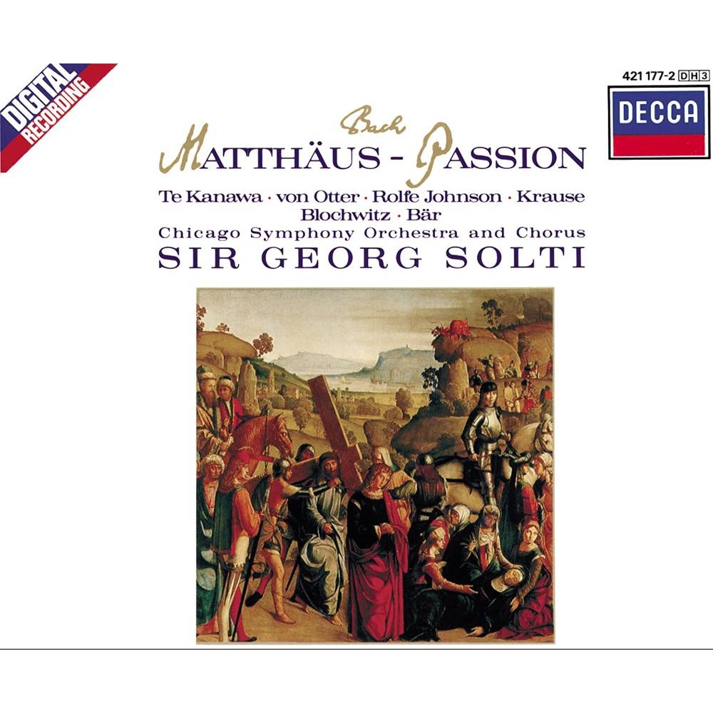 Bach St Matthew Passion Cds Sir Georg Solti Great Condition Oxfam Gb Oxfams Online Shop
